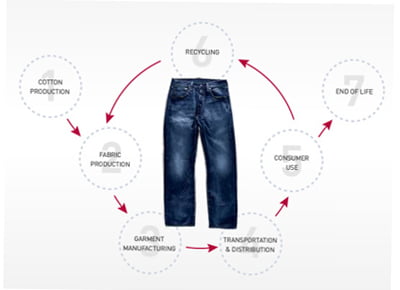 Life Cycle of a Denim Jeans