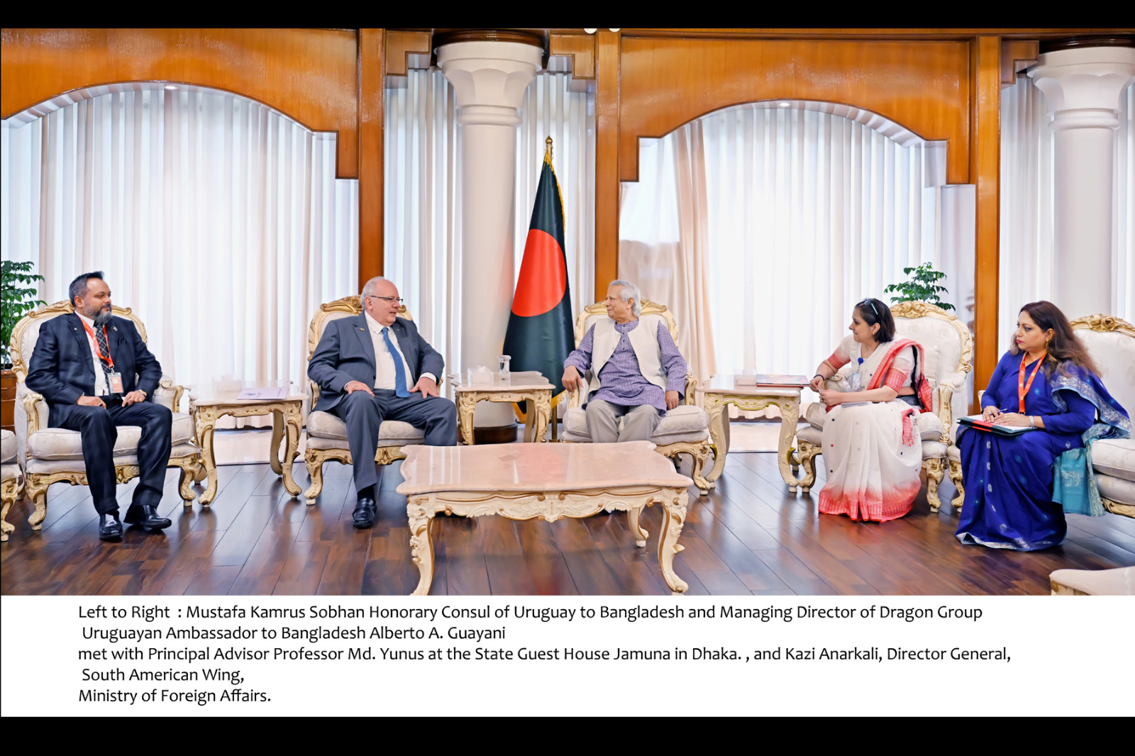 Chief Adviser Urges Uruguay to Foster Sports and People-to-People ...