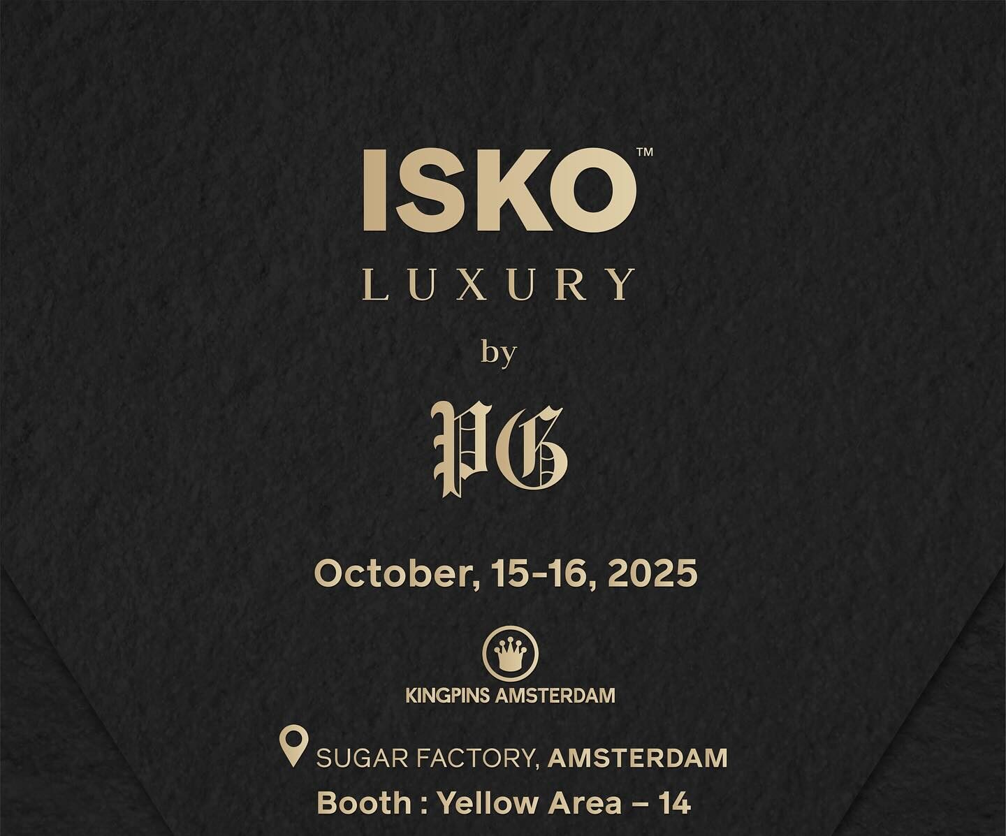 ISKO LUXURY BY PG unveils the new SS2027 collection at Kingpins Show ...